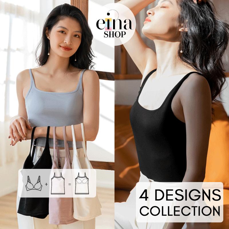 Bra Padded Camisole & Singlet 4 Designs Collection Mix and Match ...