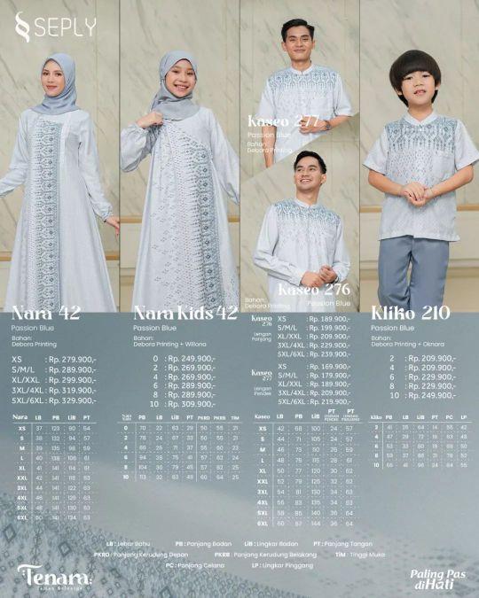 SARIMBIT TERBARU 2026 TENARA 42 PASSION BLUE BY SEPLY - Shop | Tokopedia