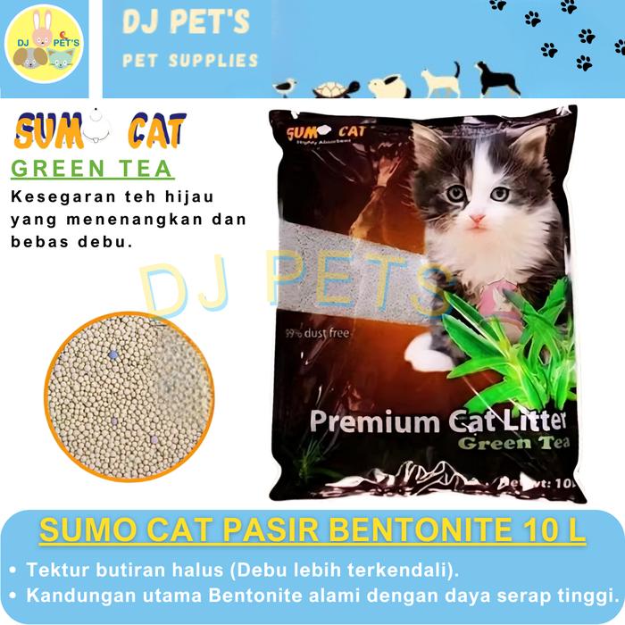 Promo Sumo Cat Pasir Gumpal Bentonite Premium Cat Litter 10 L Toilet ...