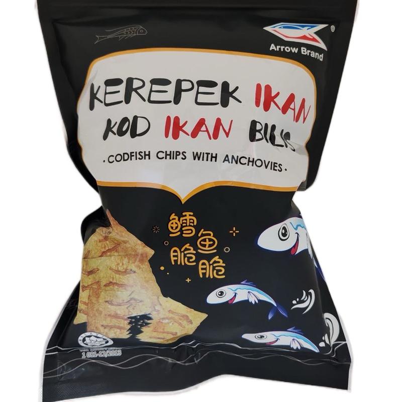 Kerepek Ikan Kod Ikan Bilis_60gm_Arrow Brand_food_snacks - TikTok Shop ...