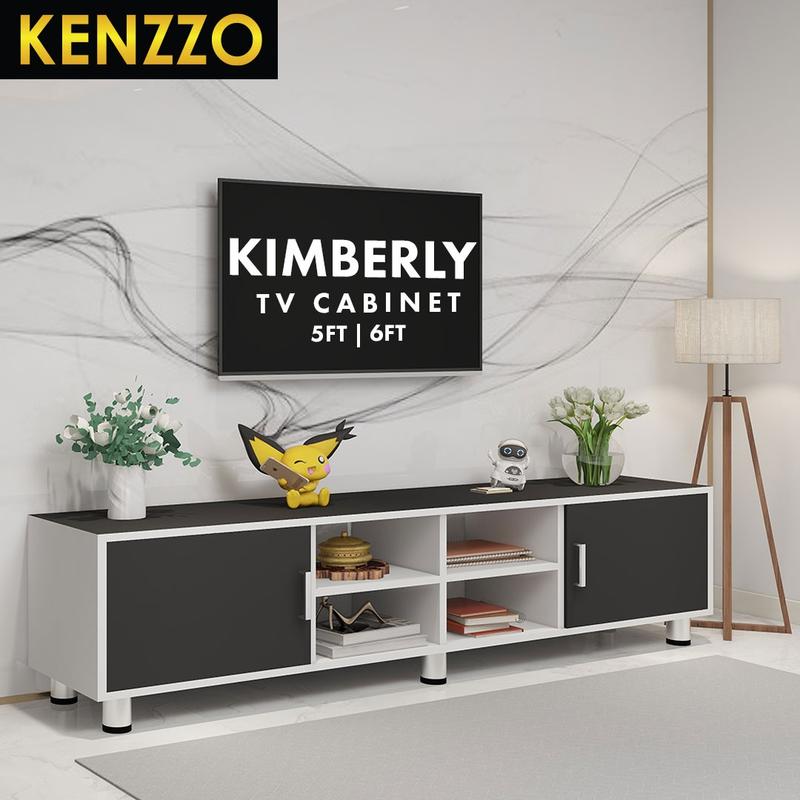 [ FREE INSTALLATION ] Kenzzo : Kimberly 6 feet tv cabinet / tv - TikTok ...