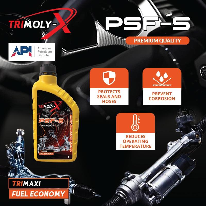 TRIMOLY-X TRIMOLYX PSF-S POWER STEERING FLUID OIL 1L MINYAK STEERING ...
