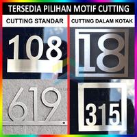 Promo Nomor Kamar Ruangan Hotel Kost Nomor Meja Loker Stainless Steel ...