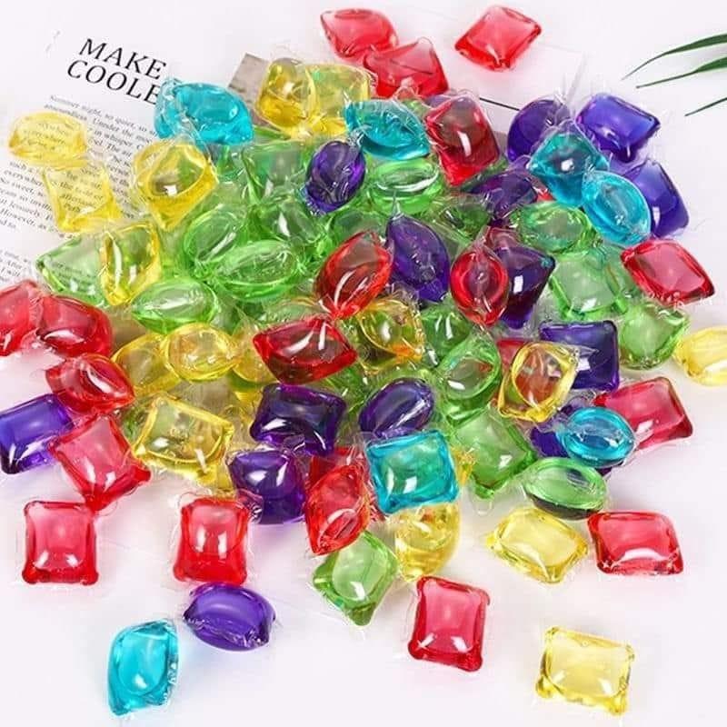 100pcs Mix colour Laundry Condensation Beads Sabun Basuh Baj - TikTok ...