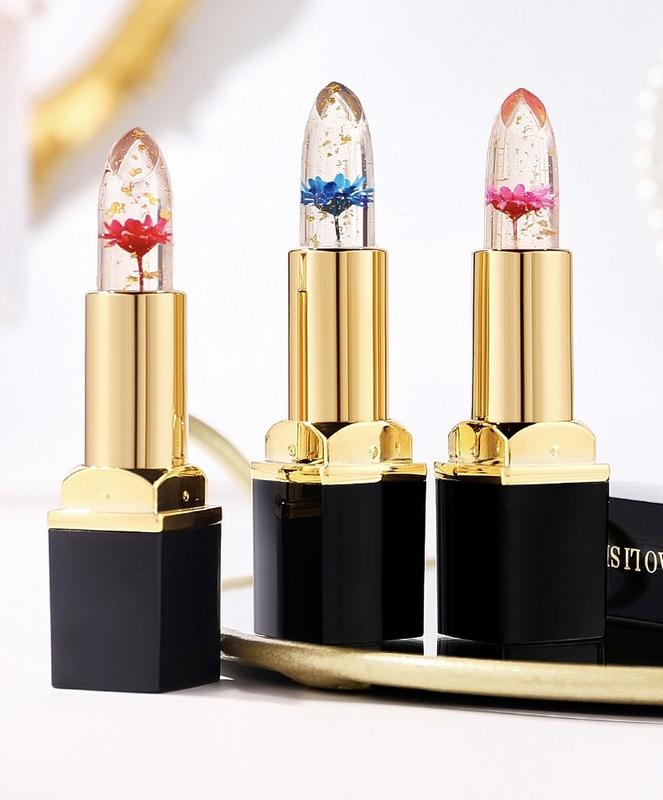 Set Gincu Gel Kristal Berbentuk Bunga, 3pcs, Berubah Warna dengan ...