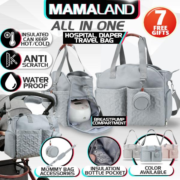 Mamaland All In One Beg Tote Serbaguna Beg Ibu - Kalis Air, Muat ...