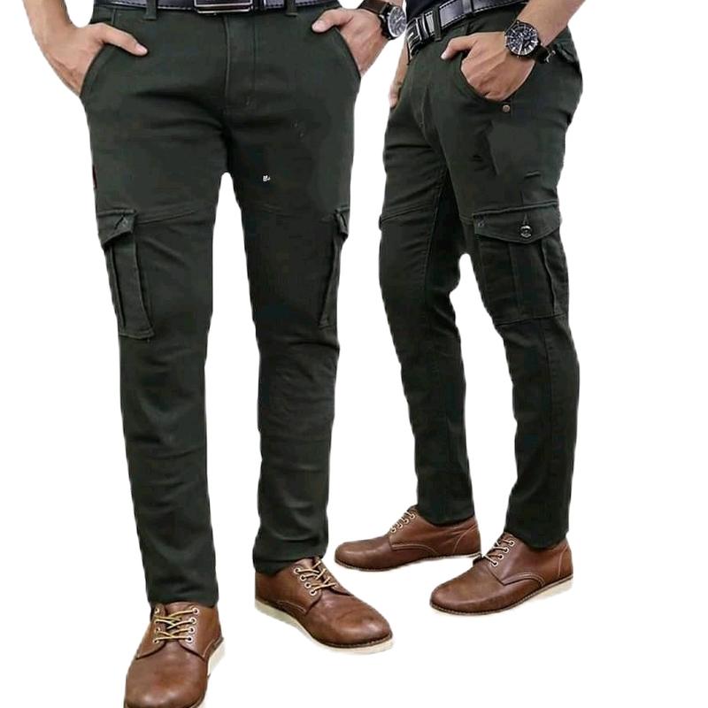 (SELUAR KERJA) 6 POKRT KAIN COTTON cargo long pants 6 pockets - TikTok ...