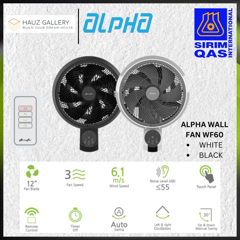 [FAST DELIVERY] ALPHA WF60 REMOTE CONTROL WALL FAN - TikTok Shop Malaysia