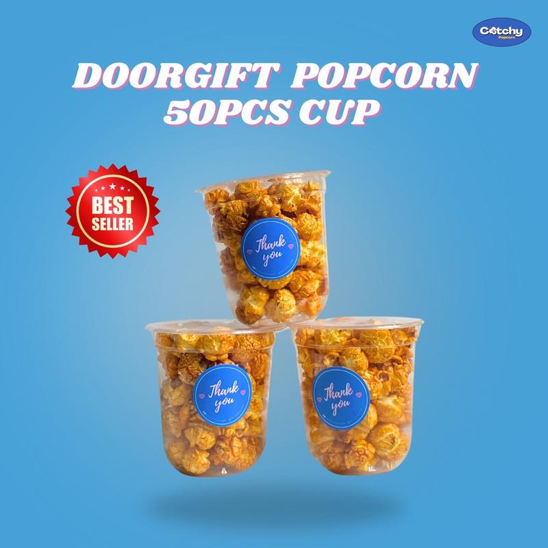 Doorgift Popcorn Cup 14oz 50pcs Catchy Popcorn (Max Order 1 Box ...