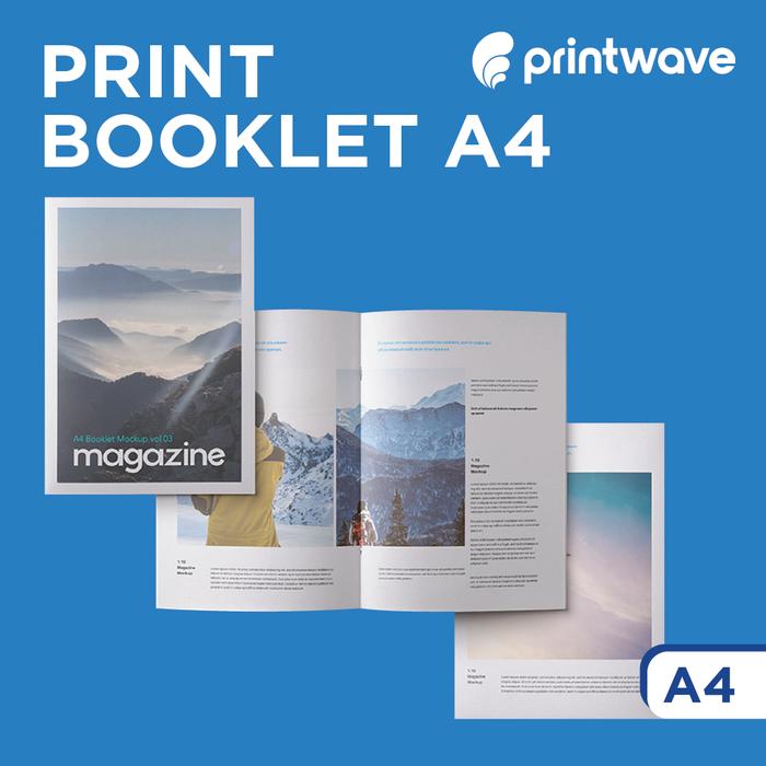 Jual Cetak Jilid Booklet A4 Portrait Premium Custom | Print Company ...