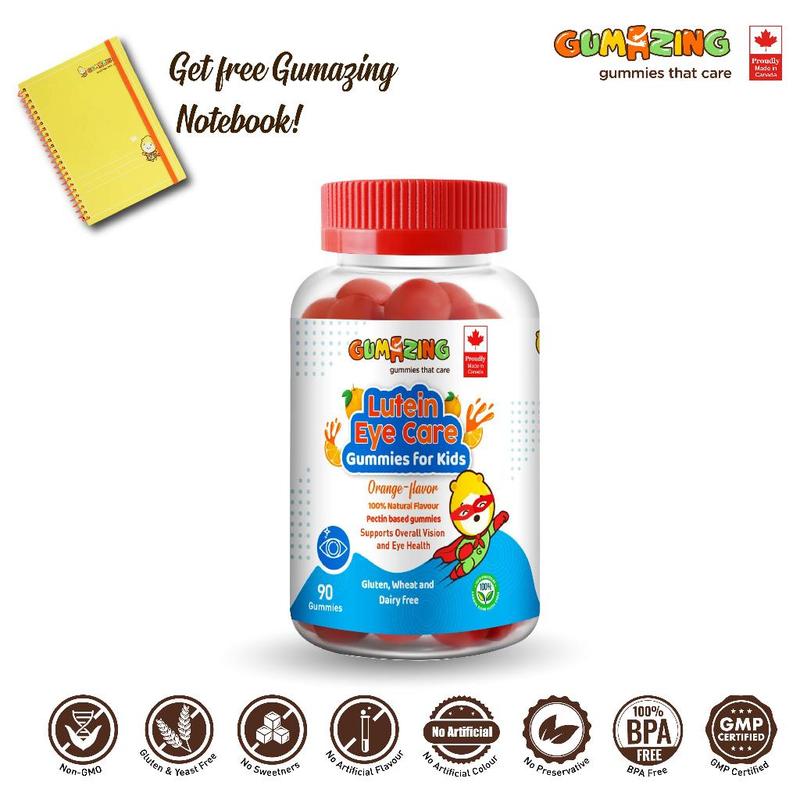 Gumazing Kids Lutein Gummies for Vision and Ocular Health, Daily ...