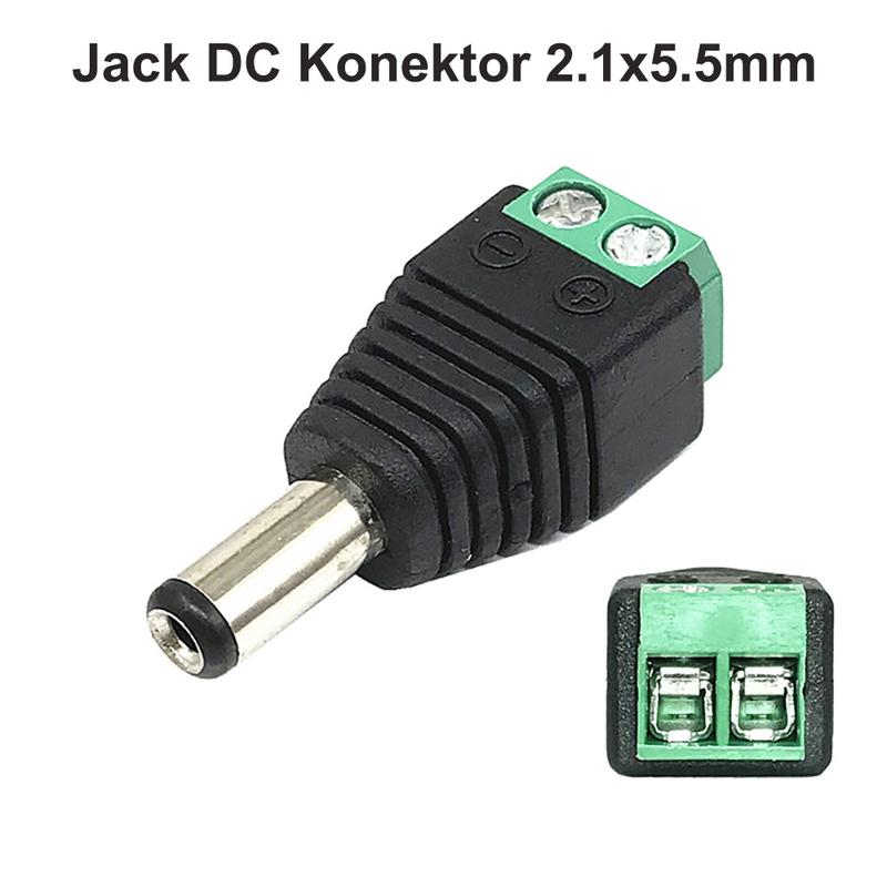 Konektor DC Quick coupler Male Jack DC 55 21 Untuk kamera CCTV - Shop ...
