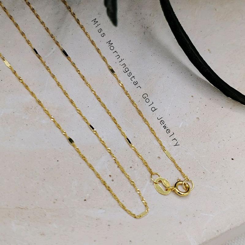 Twisted Bar Chain Necklace - Pawnable, Casual for women - TikTok Shop ...
