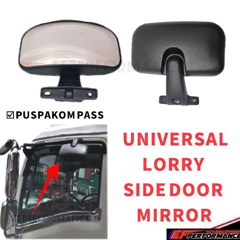 UNIVERSAL LORRY SIDE DOOR MIRROR UPPER PUSPAKOM PASS LORI CERMIN ...