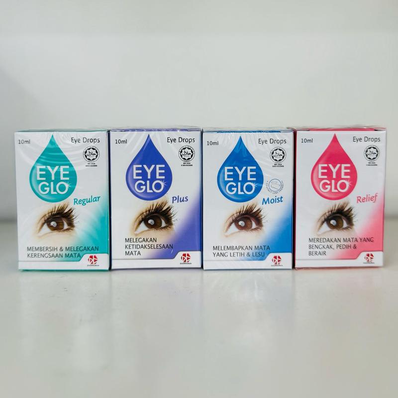 Eye Glo Eye Drops Regular Moist Relief Plus 10ml - TikTok Shop Malaysia