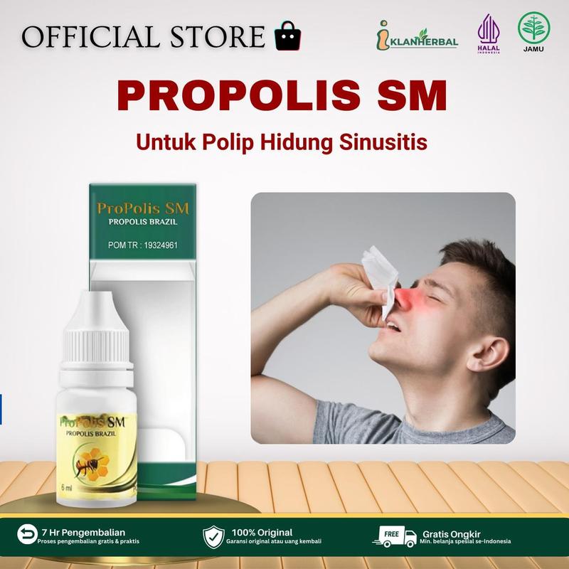 Propolis Tetes Untuk Cleaning Polip Hidung Sinusitis Rhinitis Alergi ...