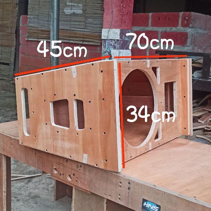 Box Line Array 12 Inch Bahan Semi Meranti 15mm Speaker Halus Rapi Full ...