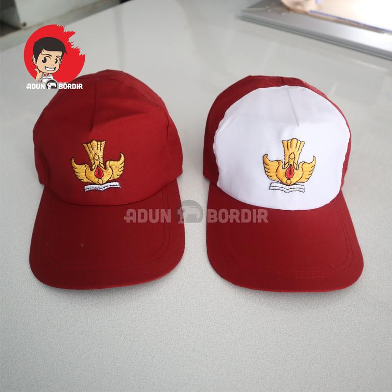 Topi Sekolah SD Merah dan Putih dengan Logo Tut Wuri Handayani - Shop ...