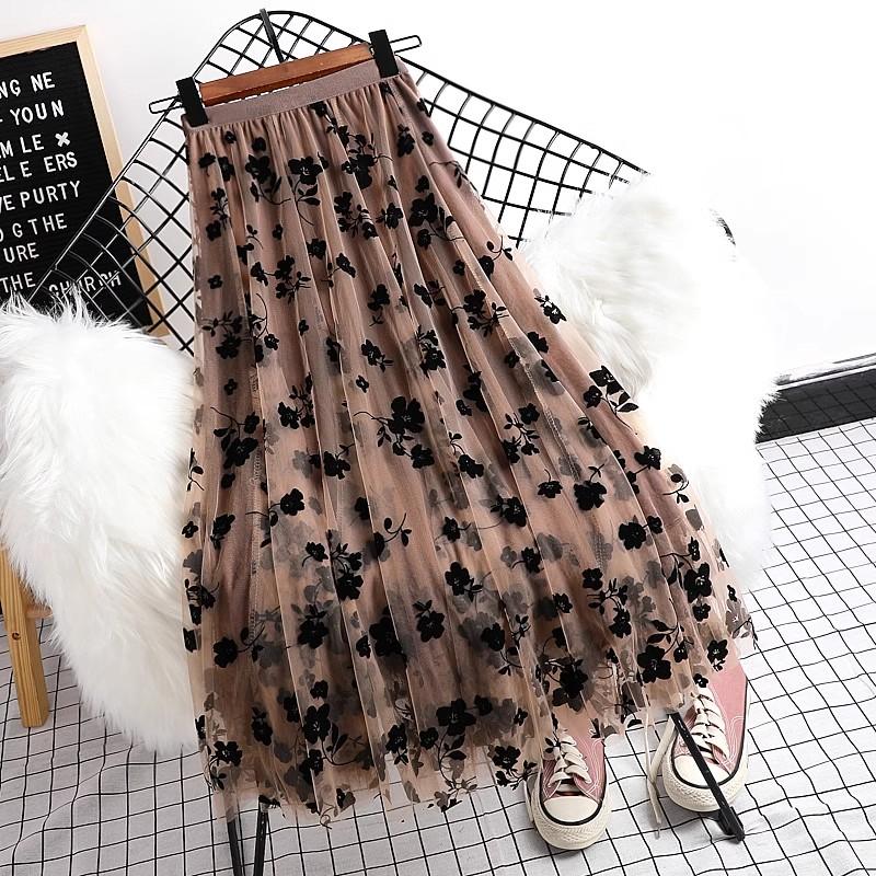 Rok tutu midi plisket 3 layer premium berbahan jaring dengan - Shop ...