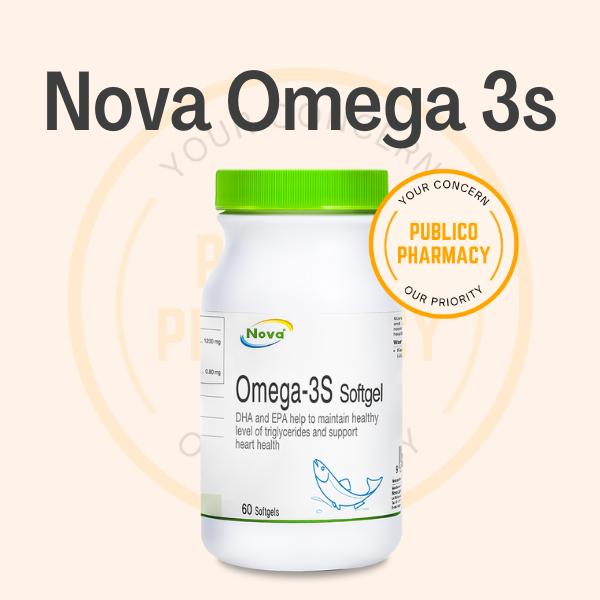 Nova Omega-3S / Omega Triple Strength Fish Oil 60's [600mg EPA - TikTok ...