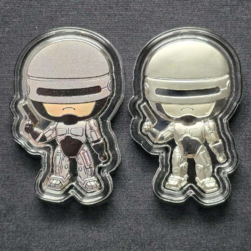 [Rare & Collectible] 2024 1 oz Fiji Robocop 999 Silver Shape - TikTok ...