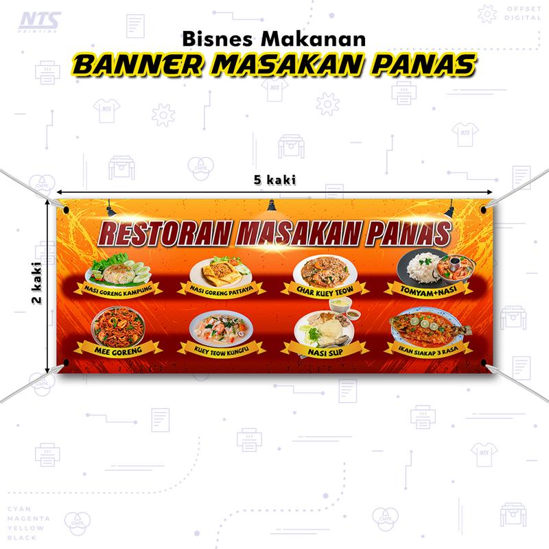 BANNER RESTORAN / KEDAI MASAKAN PANAS (Ready Design) - PENIAGA - TikTok ...