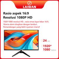 Promo 【LAIWAN】LED Monitor 24 inch Monitor PC Berkualitas Premium dengan ...