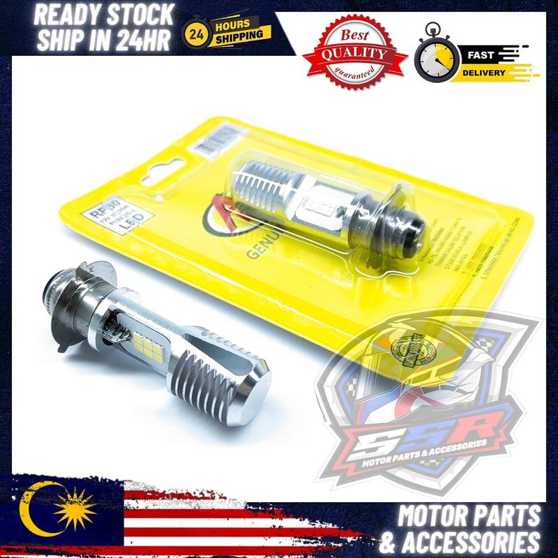 MOTORCYCLE LED HEAD LAMP BULB 12 LED [AMAX] RP30 12V35/35W (P15D-25-3 ...