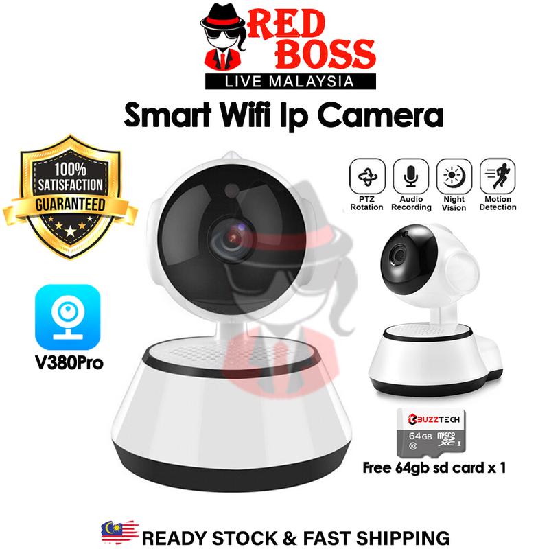 RED BOSS [COD] PTZ CCTV Baby Monitor Mini Pan Tilt Wifi IP Camera ...