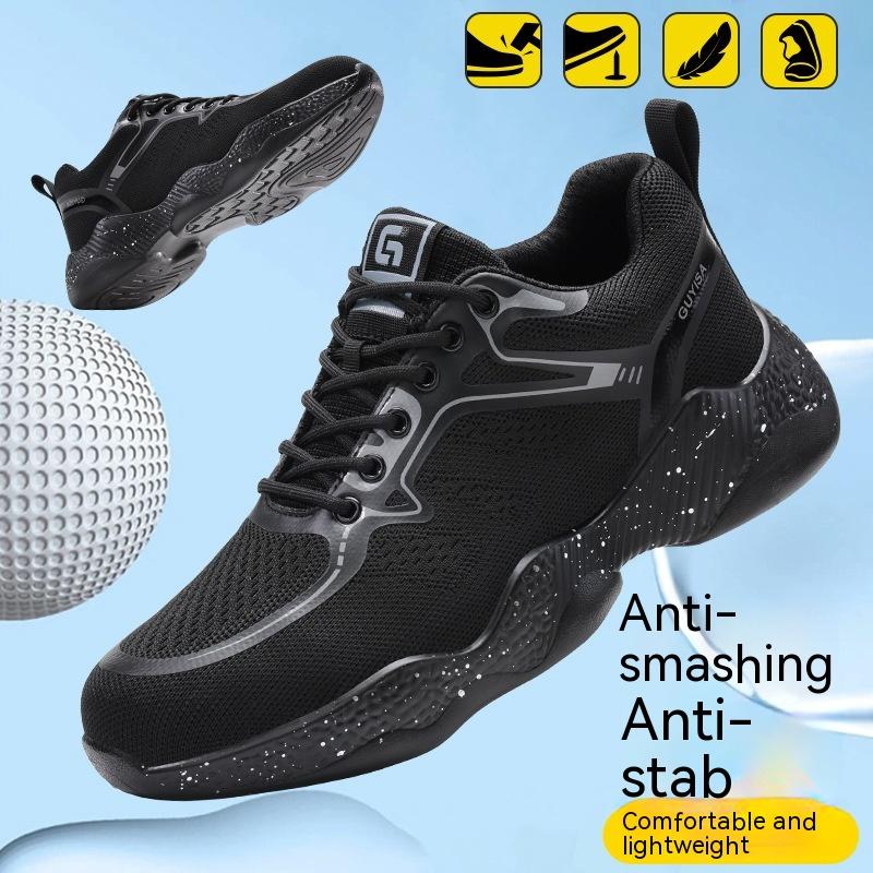Safety Shoes Anti-Smashing and Anti-Penetration Flying Woven - TikTok ...
