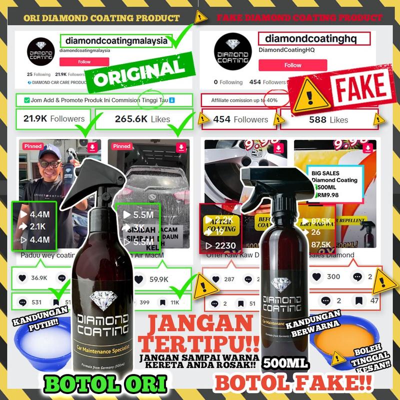 Diamond Coating 3 saat settle【Quick Coating】Ceramic Car Coating Spray ...