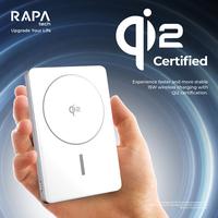 Promo RAPAtech Powerbank Origin ON+Qi2 Wireless Fast Charging 15W ...