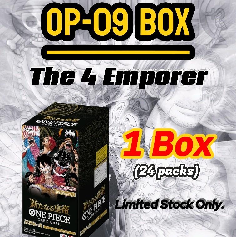 (Sugoi D Des) One Piece: OP09 The Four Emporer Booster Box - TikTok ...