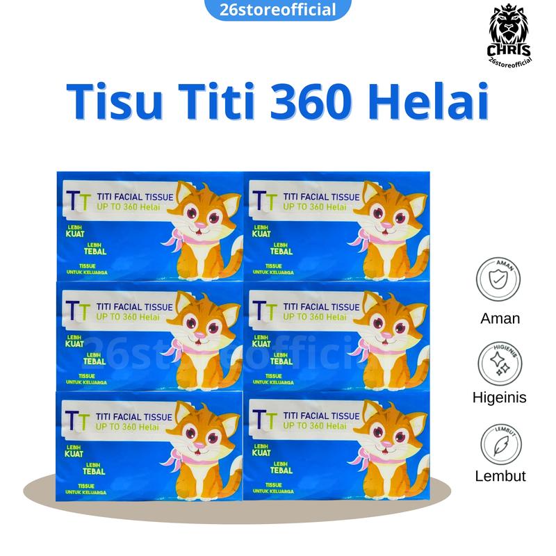 Tissu Titti 360Helai [ISI 6 Pack ]Tissue Titi 360Helai 5 Pack free 1 ...