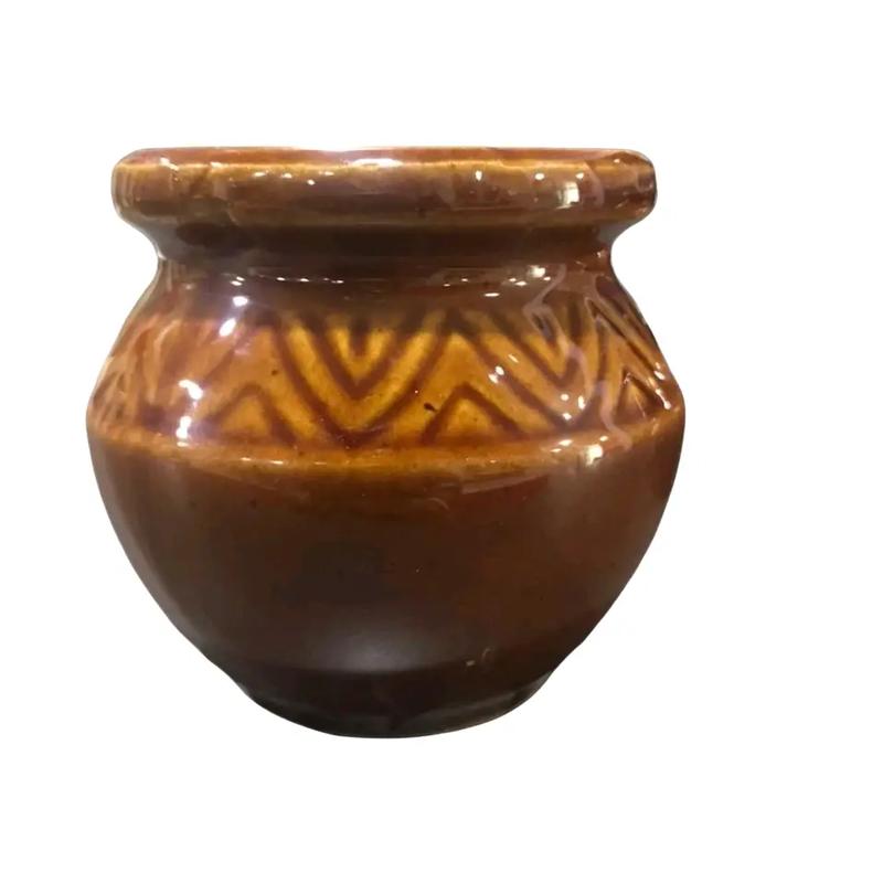 Mini Glazed Clay Salt Pot - TikTok Shop Malaysia