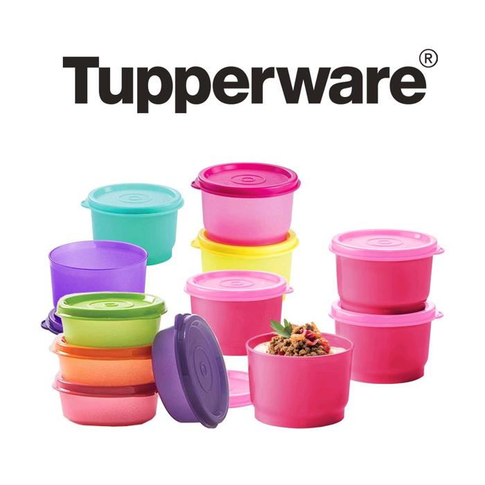 Jual Kotak Makanan Tupperware - Small Round Container 80ml & Snack Cup ...