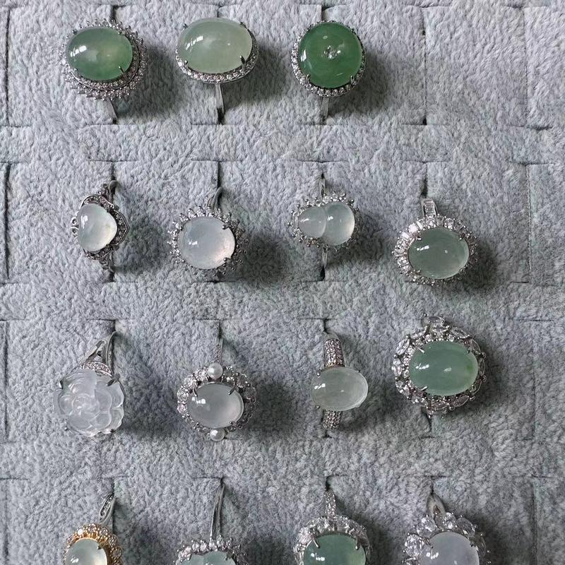 Cincin Jed Hijau, Kaca Ais Tinggi, Produk Gred A Burma, Cincin - TikTok ...