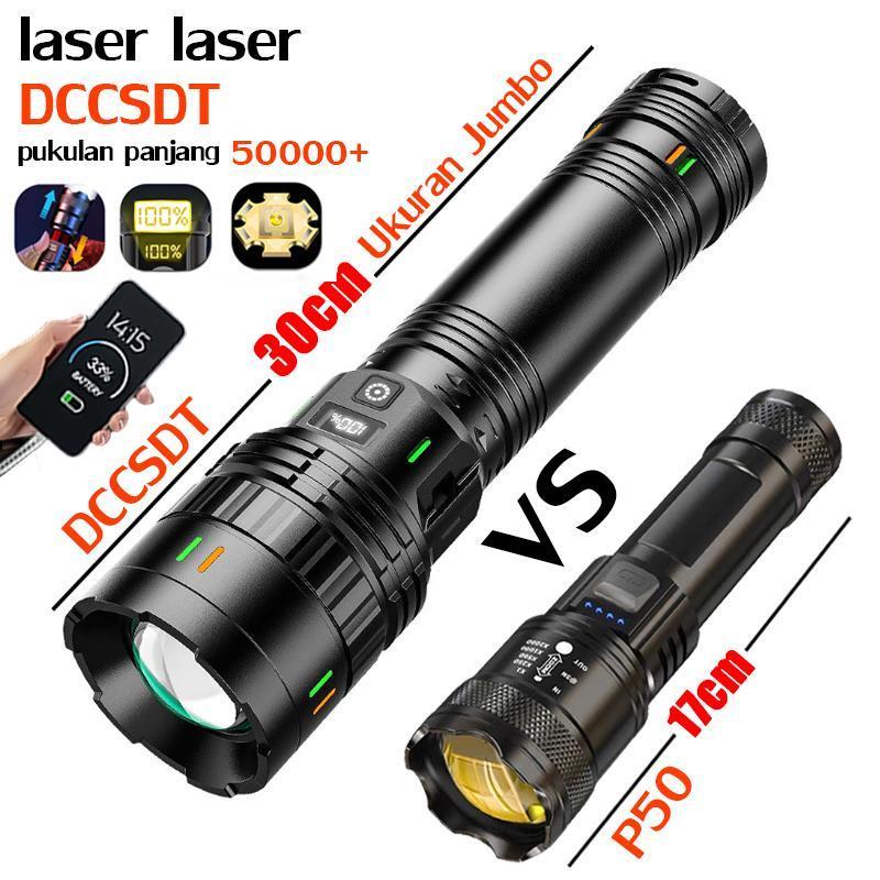 senter portable senter cas super terang super terang ulang baterai ...
