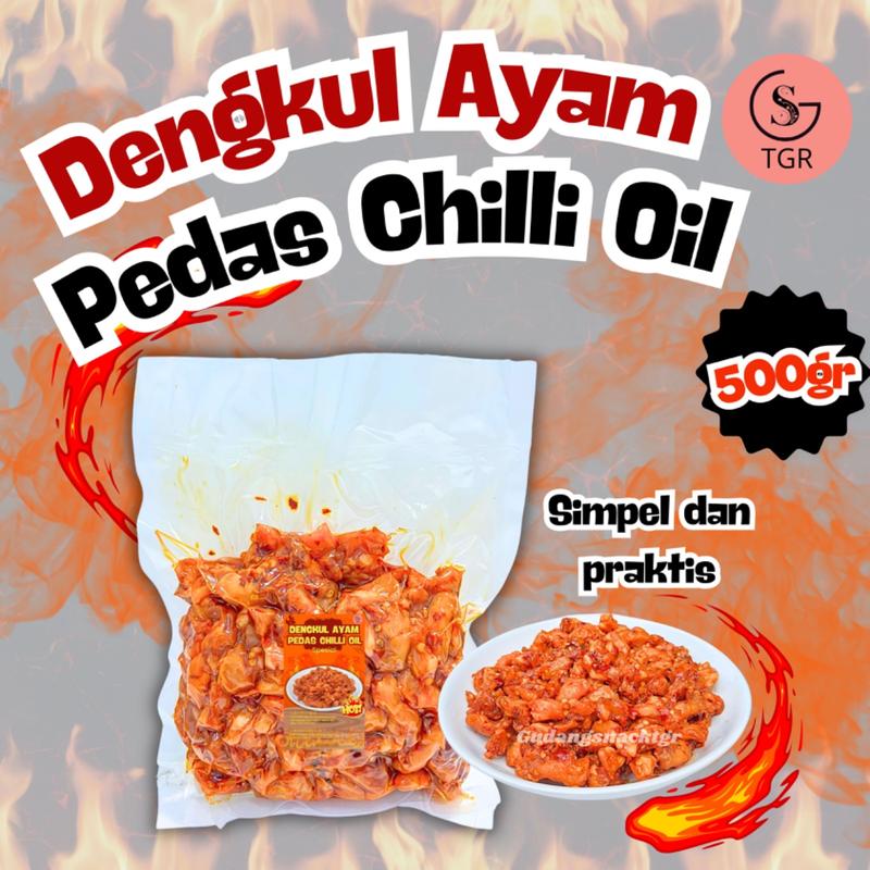 DENGKUL AYAM PEDAS CHILLI OIL 500GR SAMBAL CHILLI PEDAS NAMPOL - Shop ...