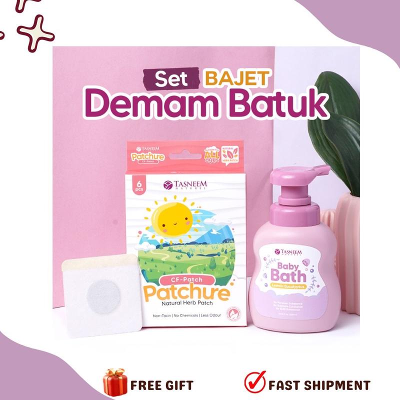 Tasneem Naturel Set Bajet Baby Newborn Demam Batuk Selsema LemonBath ...