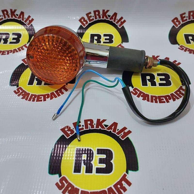 Lampu sein sen bulat depan Viar L/R model klasik (1 pcs ) -Sedia ...