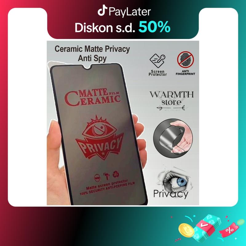 For Infinix Antigores Ceramic MATTE AntiSpy Lentur Privacy - Shop ...