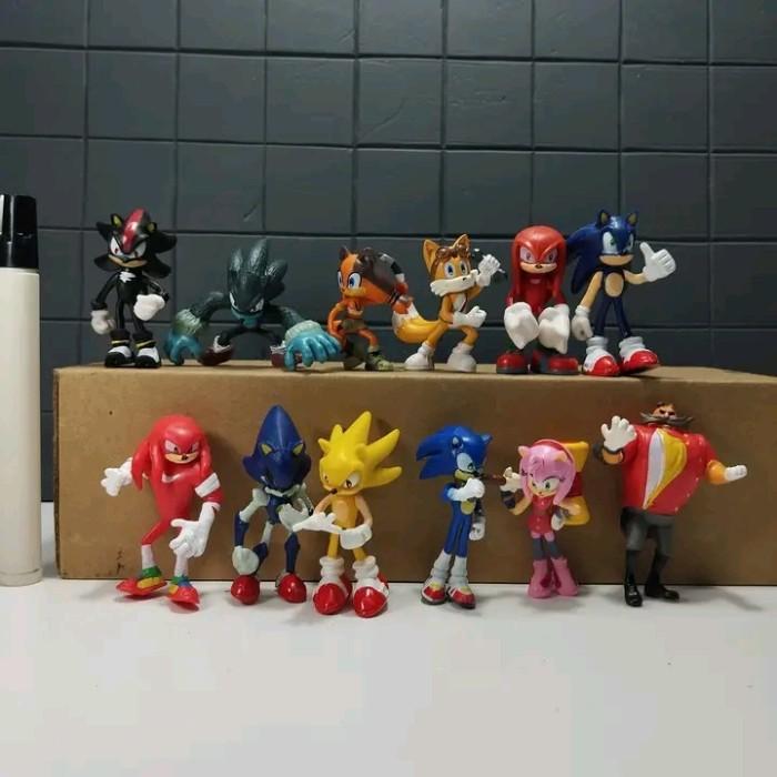 Mainan figure sonic series mini sonic the hedgehog tinggi sektiar ...