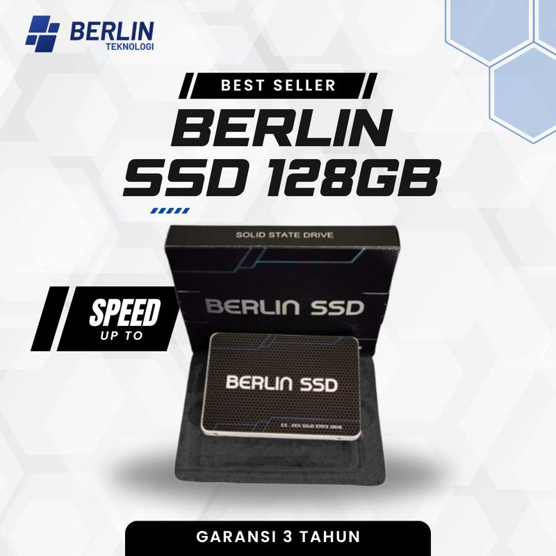 BERLIN Teknologi SSD BERLIN 2.5 SATA Rev 3.0 128GB Solid State - Shop | Tokopedia