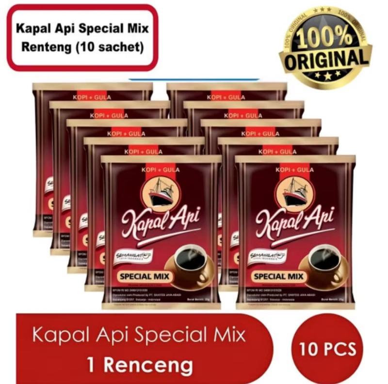 KAPAL API Special Mix 1 Renteng ( 10 x 23 gr ) - Shop | Tokopedia