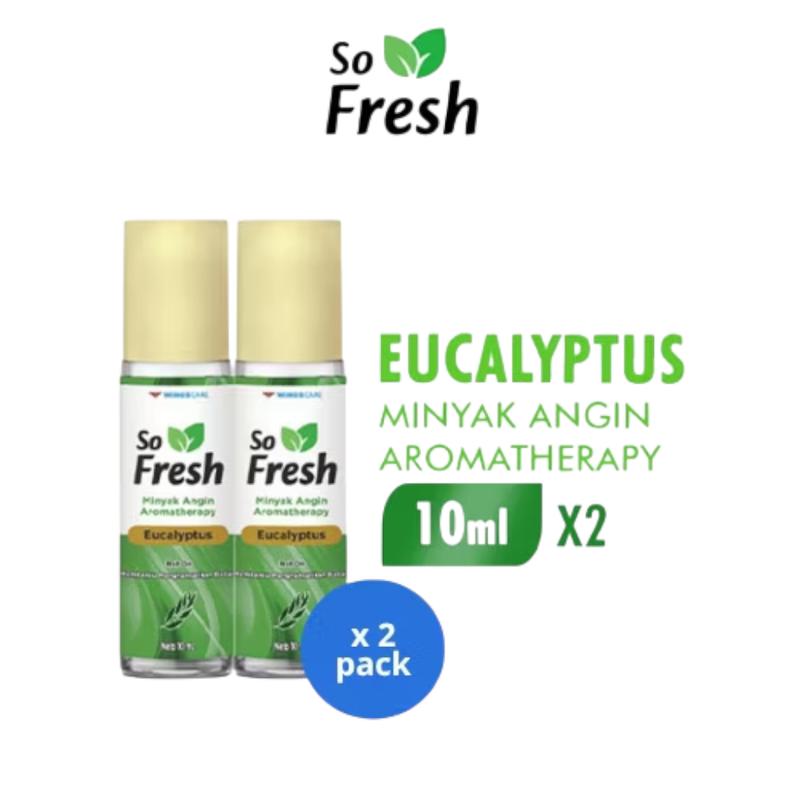 SO FRESH MINYAK ANGIN AROMATHERAPY ISI 2 BOTOL | ART WC - Shop | Tokopedia