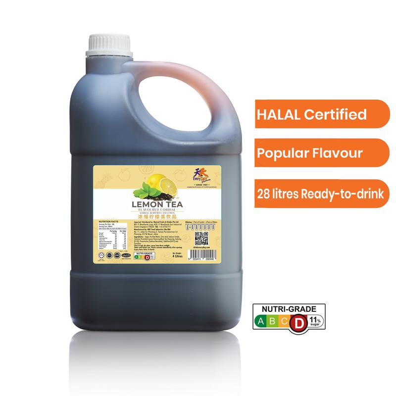 EveryDay Lemon Tea Flavoured Cordial 4L - TikTok Shop Singapore