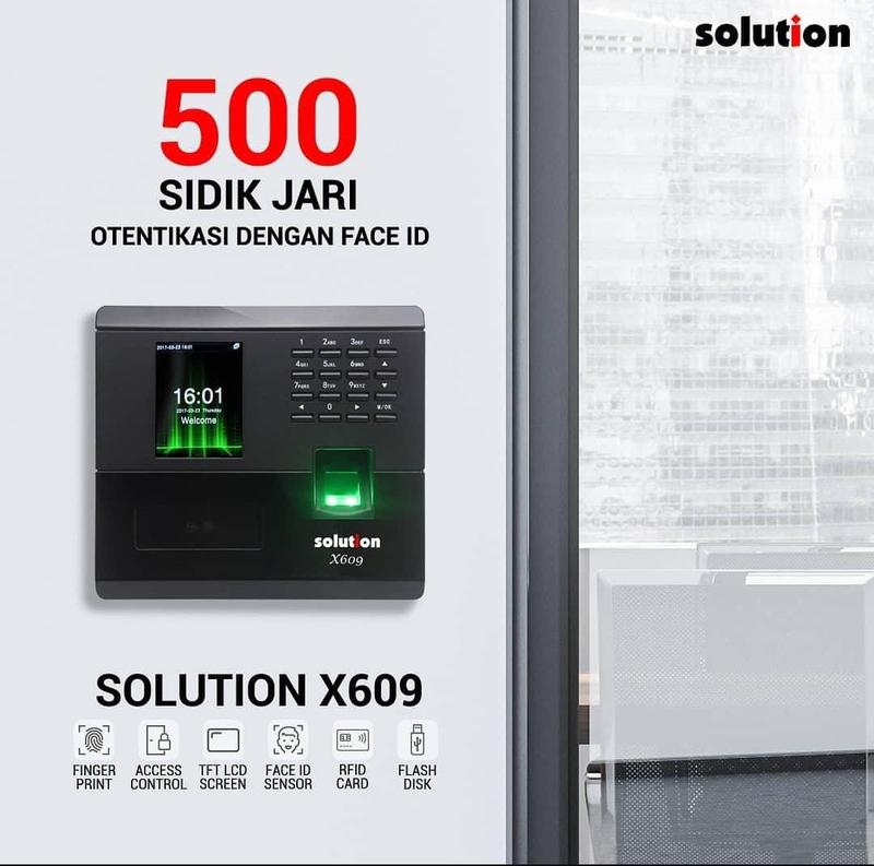 Mesin absen/absensi/Fingerprint Solution X609 - Shop | Tokopedia