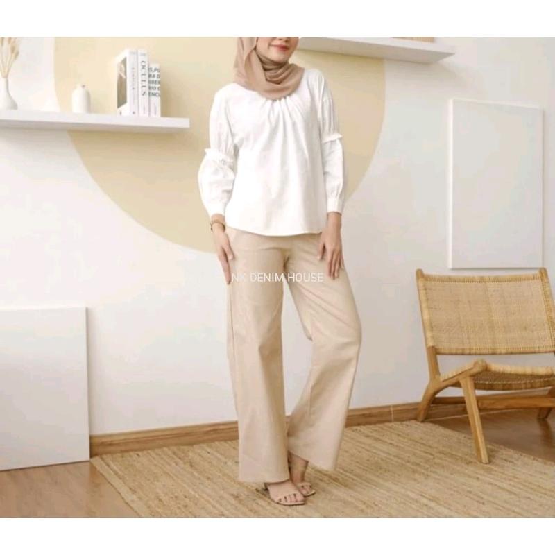 cotton palazzo Kain tembal size s to 3xl - TikTok Shop Malaysia