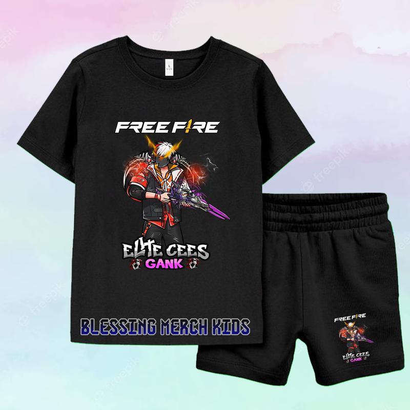 Setelan Kaos FF Anak Elite Cees Gank Sg 2 Rapper ff - Fashio - Shop ...